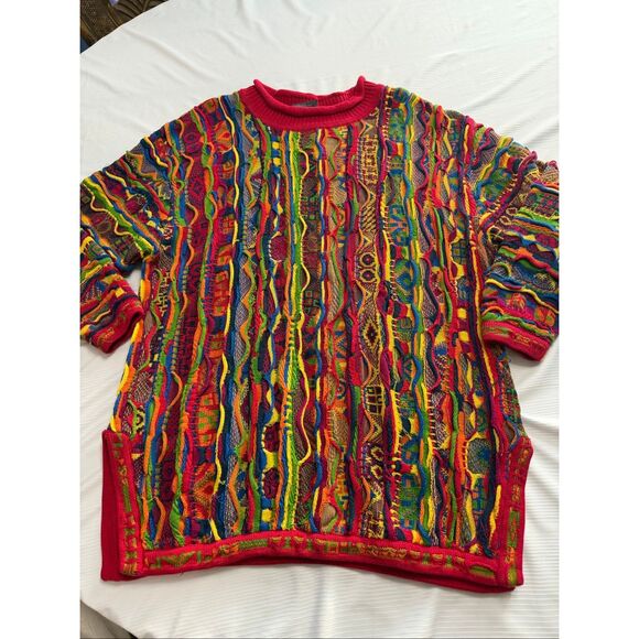 COOGI | Sweaters | Coogi Vtg Sweater Multicolor 3d Knit Australia ...